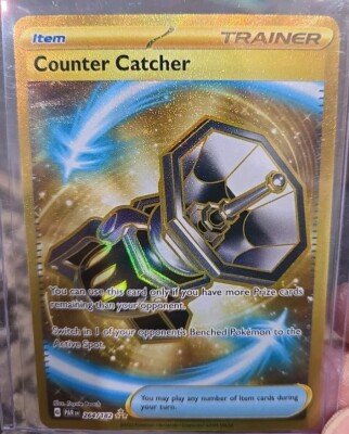 Counter Catcher 264/182 Gold Secret Rare Paradox Rift Pokemon TCG NM ...