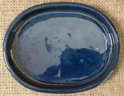Blue Oval Ceramic Bonsai Drip Tray 15x13cm | eBay UK