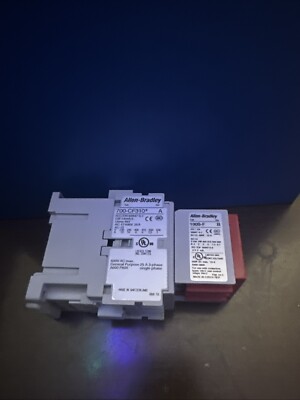 Allen Bradley 700-CF310 Relay w/ 100S-F Guard Master | eBay