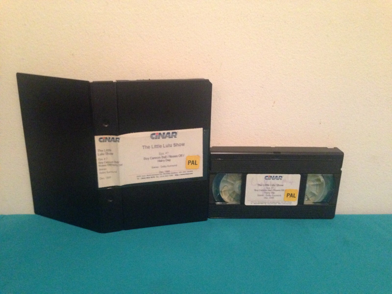 The little Lulu show eps#7 VHS tape & case Cinar broadcast tapes RARE ...