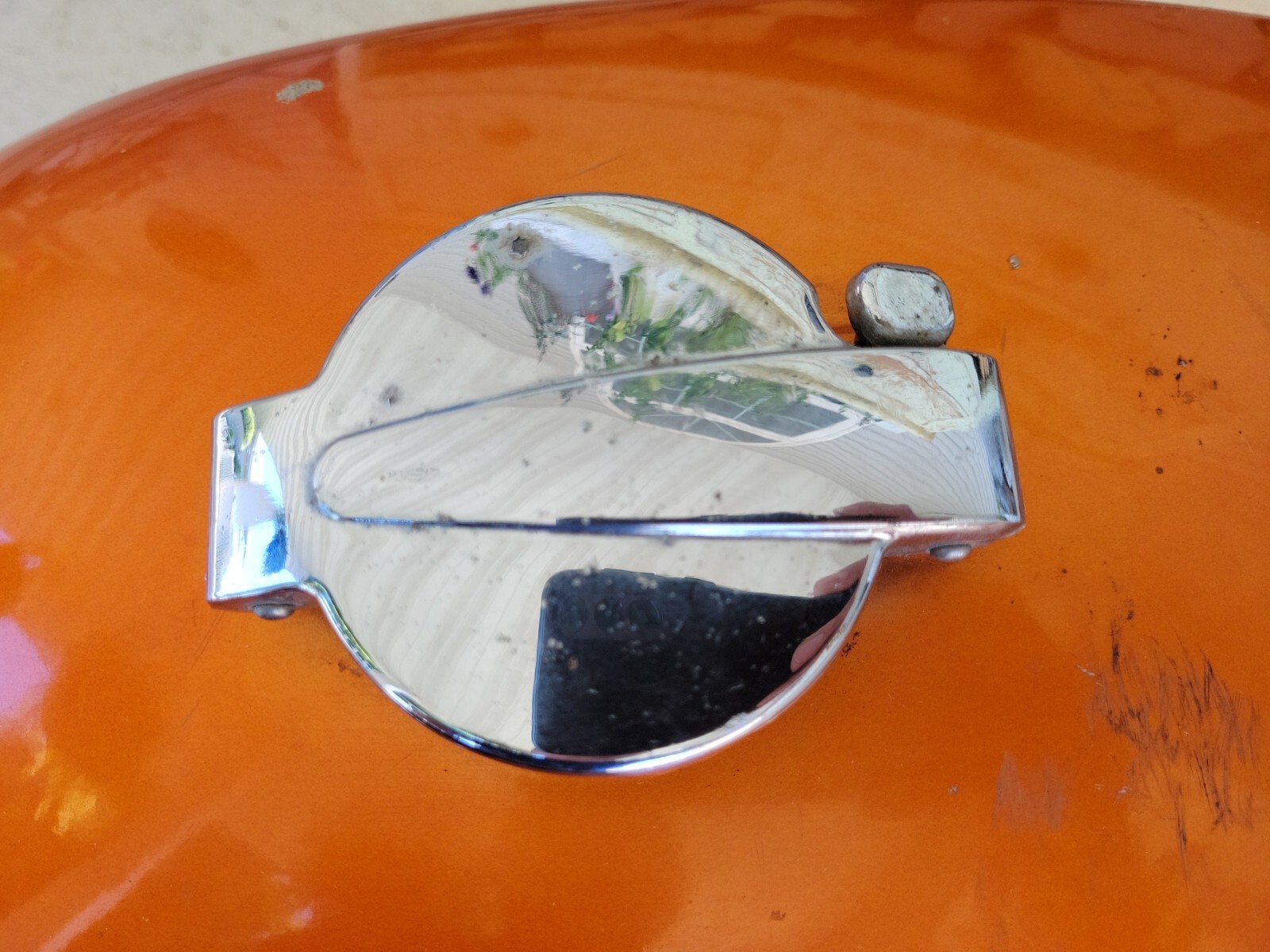 Vintage 1971 Honda CL450 K4 Scrambler Motorcycle Gas Tank Candy Topaz ...