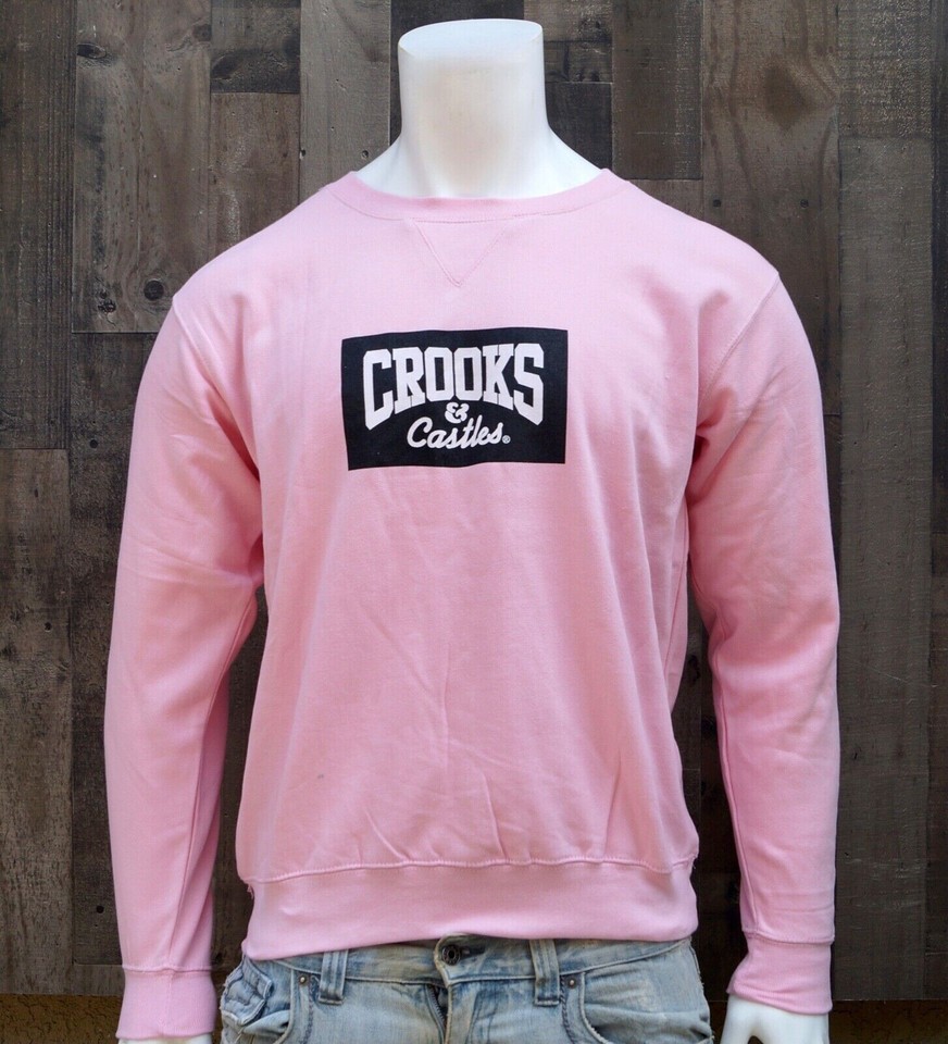 New Crooks Castles Streetwear Mens Fleece Sweatshirt MEDIUM Crewneck ...