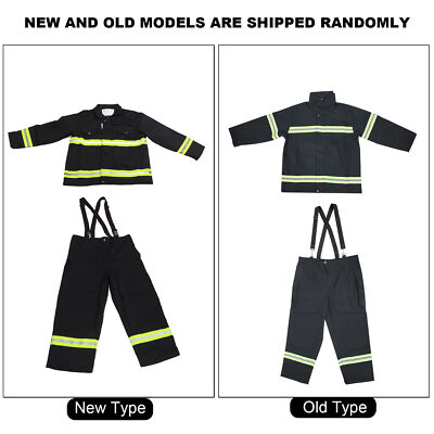 Fire Resistant Clothes Fireman Protective Clothing Coat Trousers ...