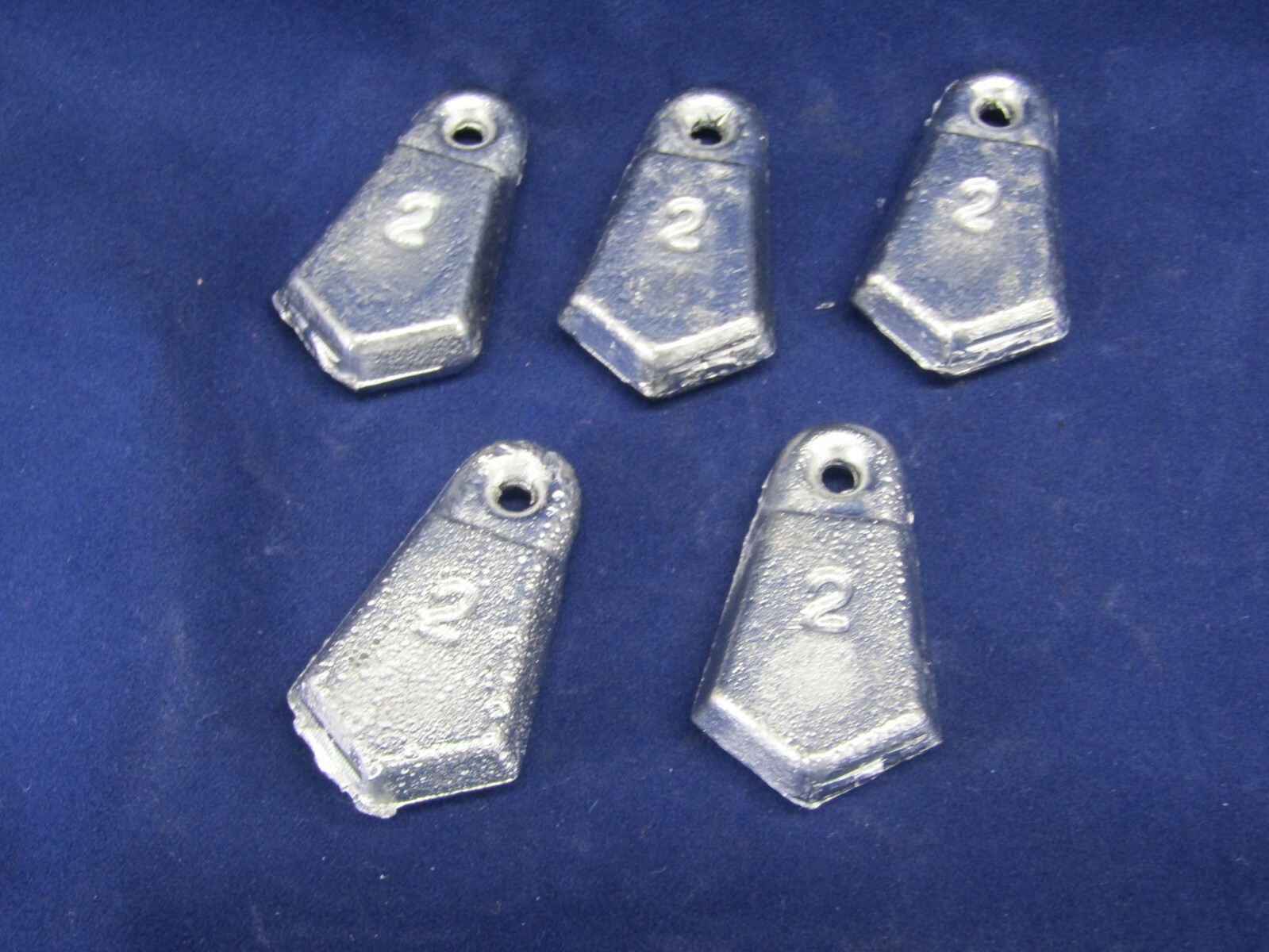 Flat Bank Sinker Combo Package - Package of 2 oz, 3 oz and 4 oz sinkers ...