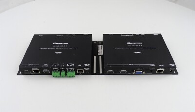 Crestron HD-MD-400-C-E Multiformat Switch Receiver/Transmitter Kit No ...