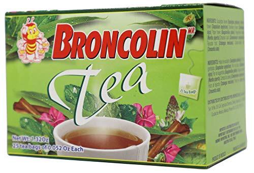 Broncolin Herbal Tea Bags with Honey and Plant Extracts 25 Tea Bags | eBay