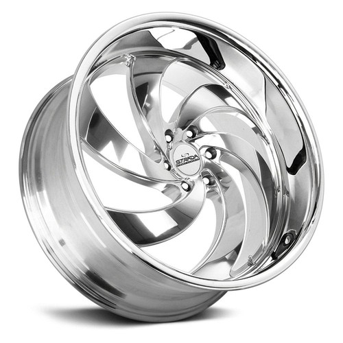 Strada RETRO 6 Wheel 26x10 (26, 6x135, 87.1) Chrome Single Rim | eBay