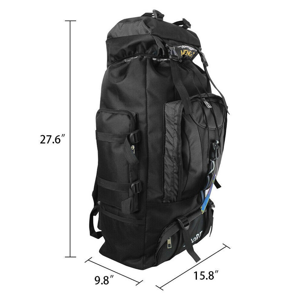 70L 80L Outdoor Camping Hiking Backpack Waterproof Rucksack For Travel ...