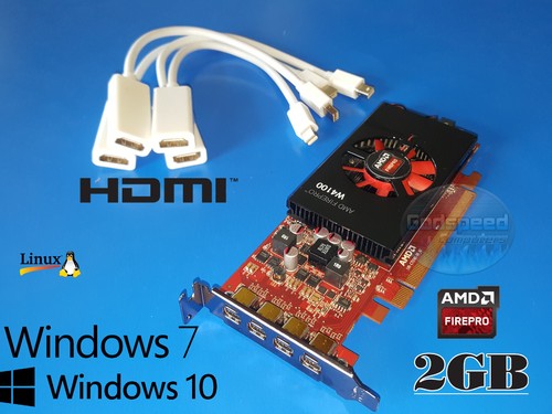 Dell Optiplex 5040 5050 7040 7050 SFF 2GB 4-Monitor Video Card + HDMI ...