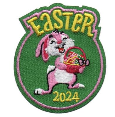 Girl Boy EASTER 2024 '24 Bunny Patches Crest Badge SCOUTS GUIDES Egg ...
