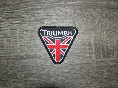 Triumph Motorcycle Embroidered Iron On Patch 3" x 3" | eBay