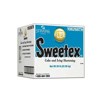 Sweetex Golden Flex Cake and Icing Shortening, 50 Pound -- 1 each. | eBay