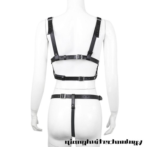 Leather Belts Bikini Beach Necklace Harness Bondage Suspenders Body ...