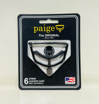 Paige guitar capo Original 6-String Acoustic Capo - Wide/Low Profile | eBay