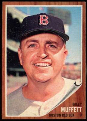 1962 Topps #336 Billy Muffett EX-MT Red Sox 72812 | eBay