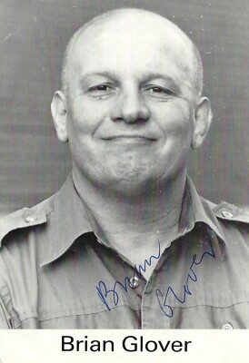 BRIAN GLOVER SIGNED 6x4 PHOTO HESLOP IN PORRIDGE BOTTOM UACC RD ...