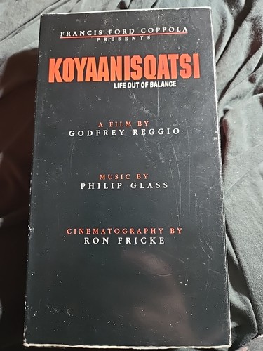 Francis Ford Coppola KOYAANISQATSI Life Out Of Balance VHS Vintage 1983 ...