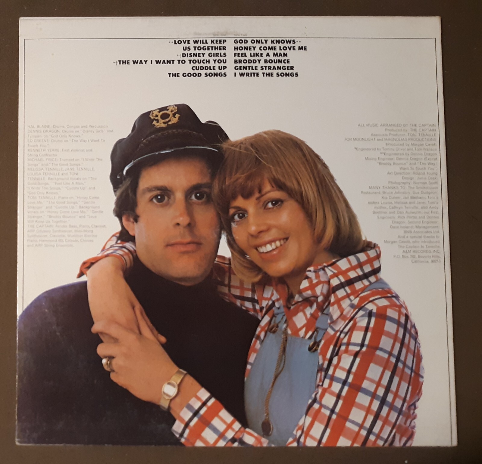 Captain & Tennille Love Will Keep Us Together by A&M Records 33rpm ...