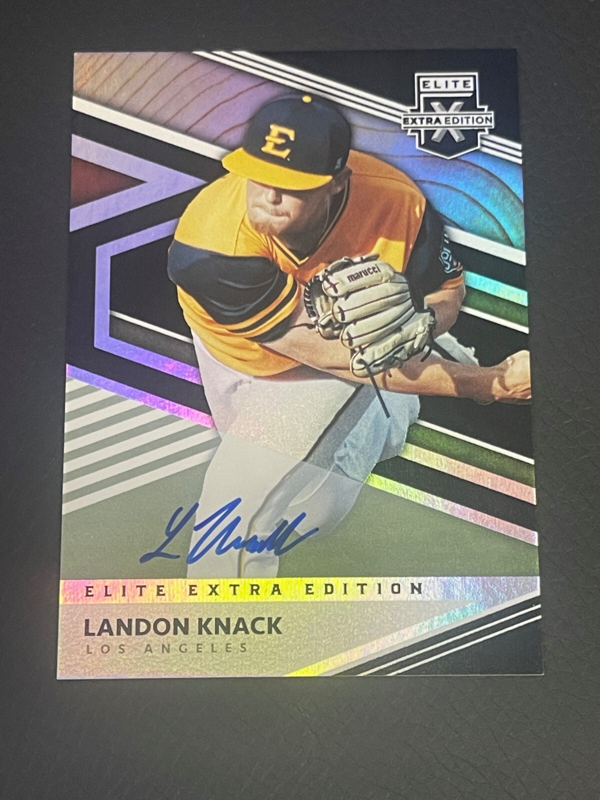 2020 Panini Elite Extra Edition RC AUTO Landon Knack #60! Rookie ...