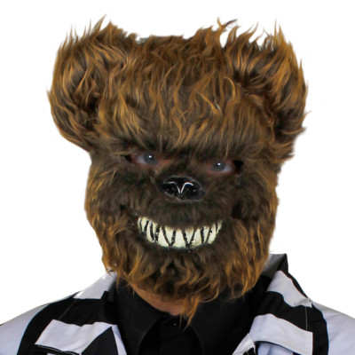 KILLER BEAR MASK HORROR SCARY ANIMAL HALLOWEEN FANCY DRESS COSTUME ...