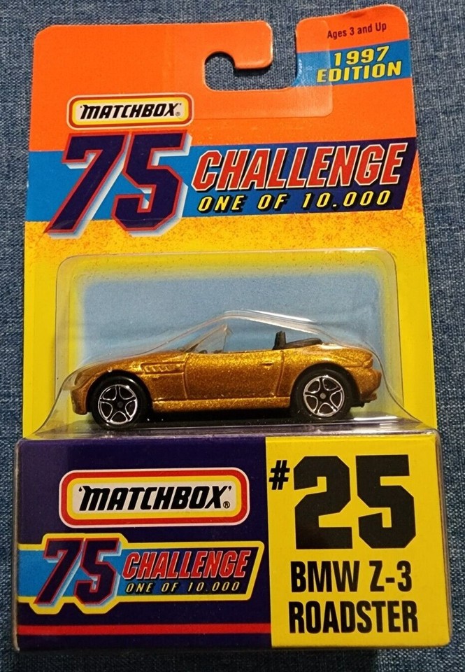 1997 Matchbox 75 Challenge GOLD Assorted Choose Your Car Complete Your ...