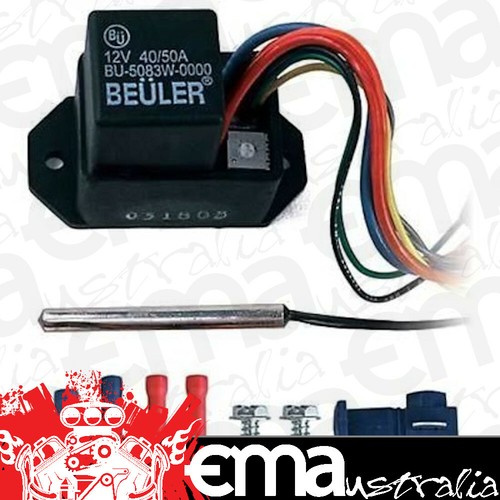 DERALE DELUXE ADJUSTABLE FAN THERMOSTAT 150°F-240°F WITH RADIATOR PROBE ...