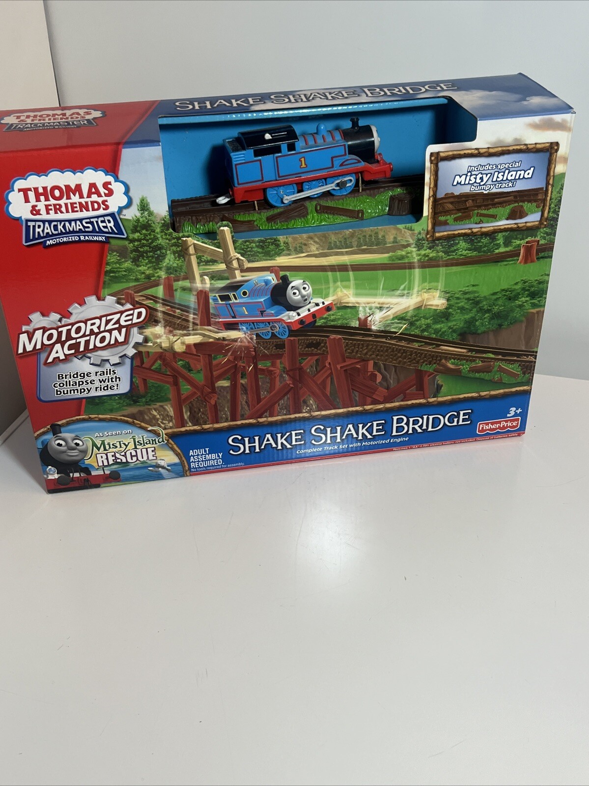 2010 THOMAS & FRIENDS TRACKMASTER MOTORIZED SHAKE SHAKE BRIDGE MISTY ...