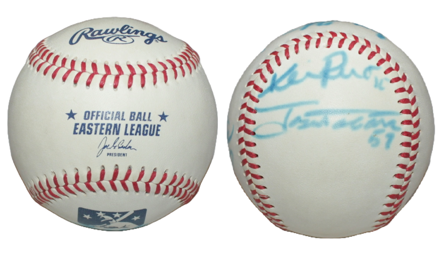 Jose Tabata Autographed MILB Baseball & 6 other Player Autographs from ...