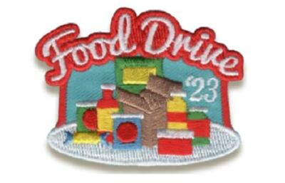 Girl Boy Cub FOOD DRIVE 2023 '23 Collection Fun Patches Crests Badge ...