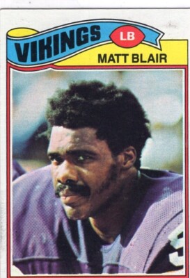 MATT BLAIR 1977 Topps Football #84 Minnesota Vikings | eBay