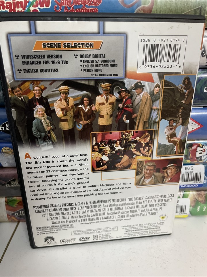 THE BIG BUS (DVD, 2002) ***Rare, OOP!*** Stockard Channing (1976 ...