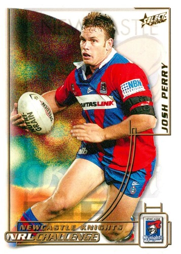 Nouveau 2002 NEWCASTLE KNIGHTS NRL Carte JOSH PERRY | eBay