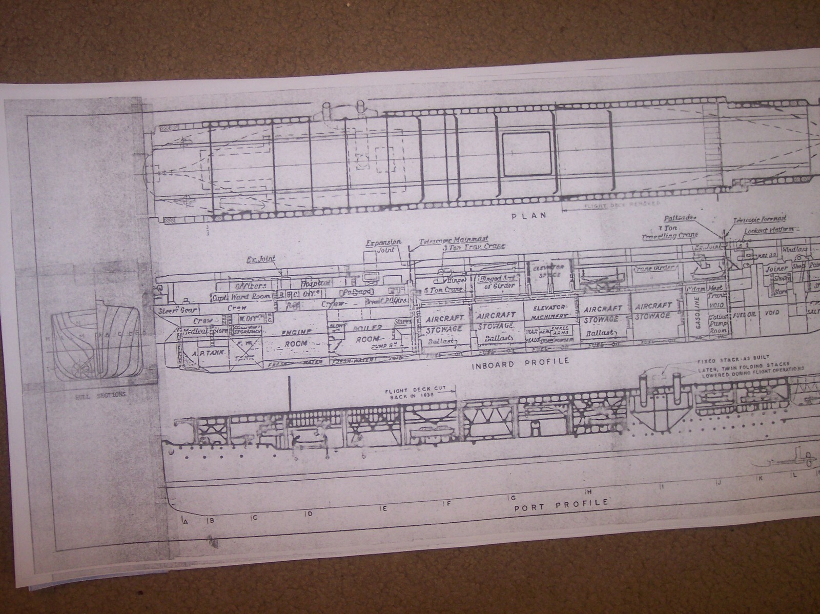 CV1 langley ship plan | eBay