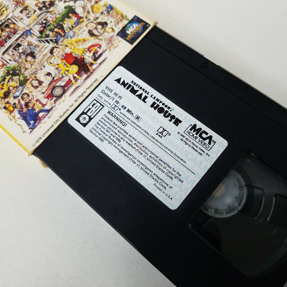 National Lampoons Animal House (VHS, 1995) John Belushi 96896600035 | eBay