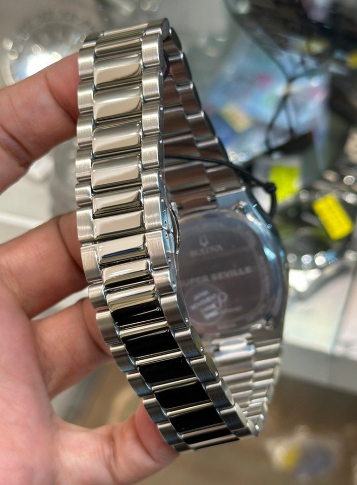 Bulova Super Seville Precisionist Men's Watch Sapphire Crystal Silver ...