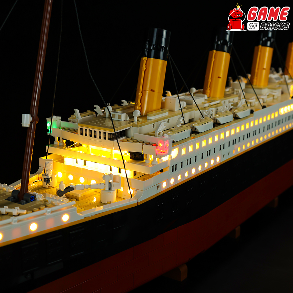 LED Light Kit for Titanic - Compatible with LEGO® 10294 Set (Classic ...