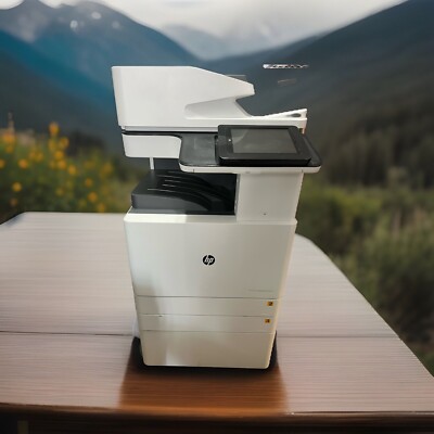 HP -COLOR MFP E77830 COPIER PRINTER SCANNER 2 TRAYS LOW METER AT 14K | eBay