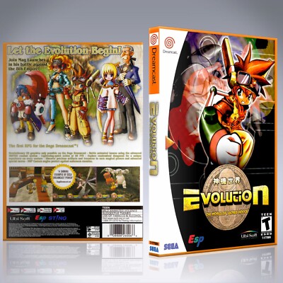 Dreamcast Custom Case - NO GAME - Evolution - World of Sacred Device | eBay