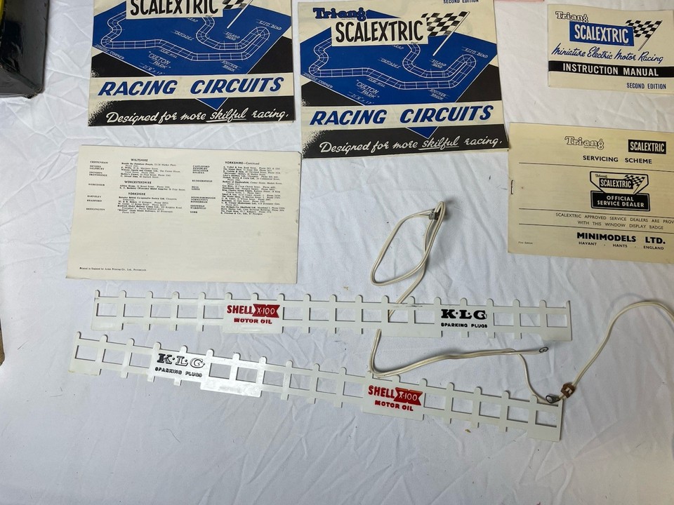 Vintage Scalextric GP3 1/32 Scale Motor Racing Grand Prix Tracks Tri ...