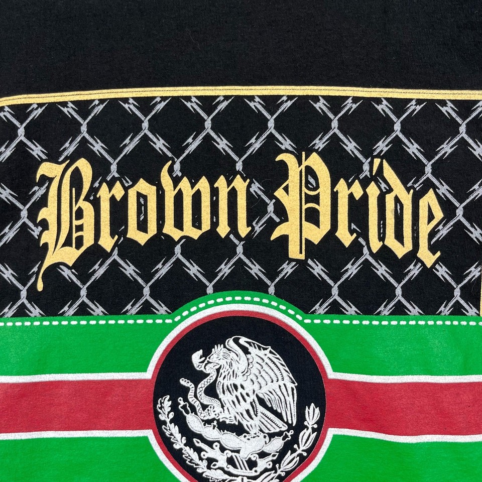 3XL Brown Pride Stay Brown Mexican Flag Love Thick Shaka Wear Shirt CC ...