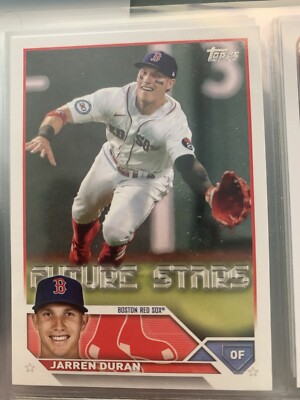 2 Jarren Duran RED SOX baseball cards | eBay