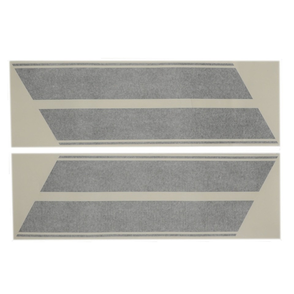 Universal Pinstriped Hash Mark Stripes 2 Pair 3M Vinyl Fender Decal Car ...