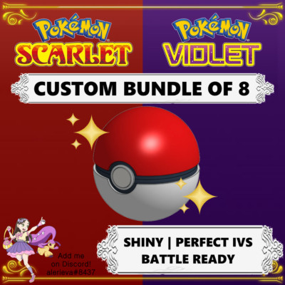 Pokemon Scarlet Violet 8 Unreleased Shiny Locked Pokemon | eBay