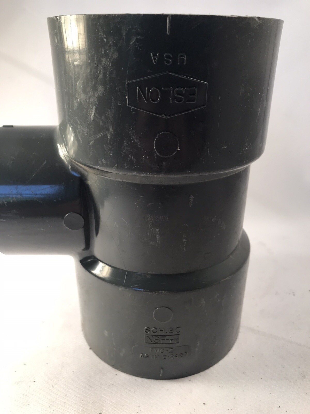 3" x 3" x 2" Eslon PVC Schedule 80 Reducing Tee | eBay UK