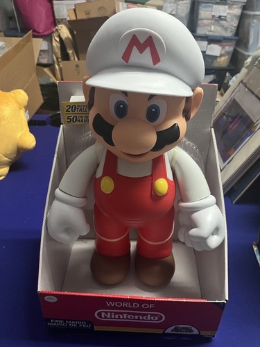 World of Nintendo Fire Mario 20 Inch New HTF | eBay