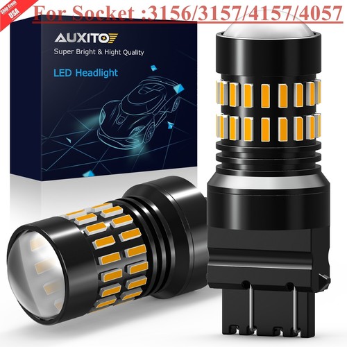 4157 3156 3157 4057 LED Turn Signal Light Bulbs CANBUS Anti Hyper Flash ...