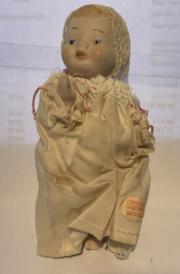 Vintage Shackman Porcelain Doll Made In Japan 5.5" Tall | eBay