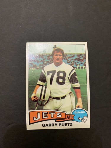 1975 New York Jets Garry Puetz 259 Topps Football Card | eBay