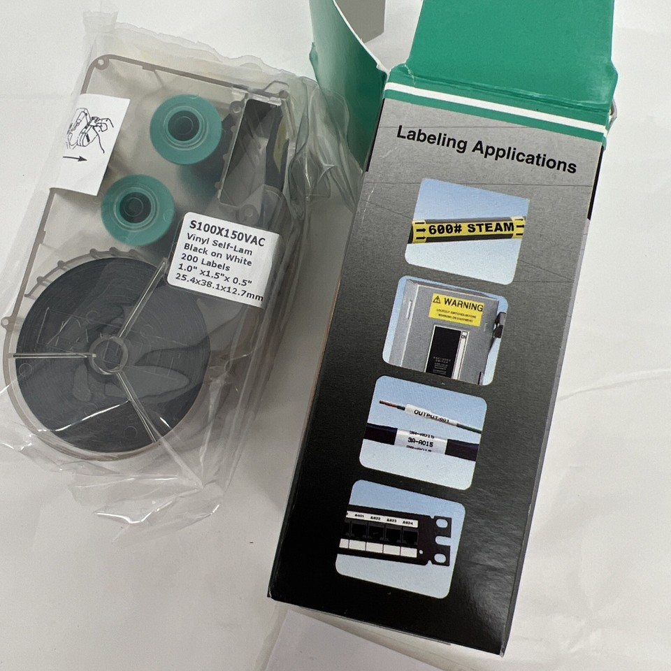 NEW (S100X150VAC) PANDUIT Self Laminating P1 label Cassette - 200 ...