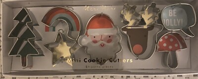 Meri Meri Mini Christmas Cookie Cutters Mini Set 7 NIB Pie Cutters | eBay